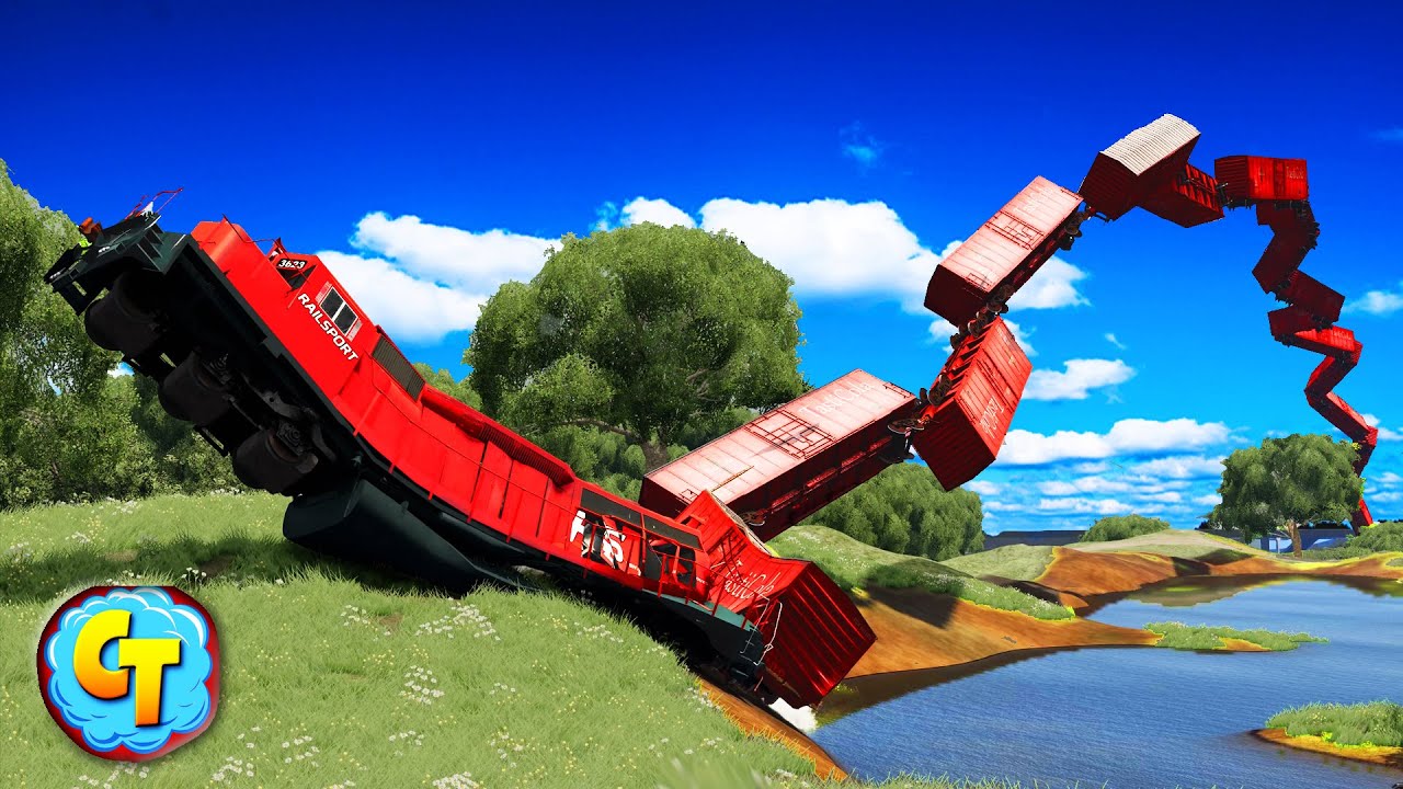 1 Billion Views Train Video Stream 亞 Beamng Drive Youtube