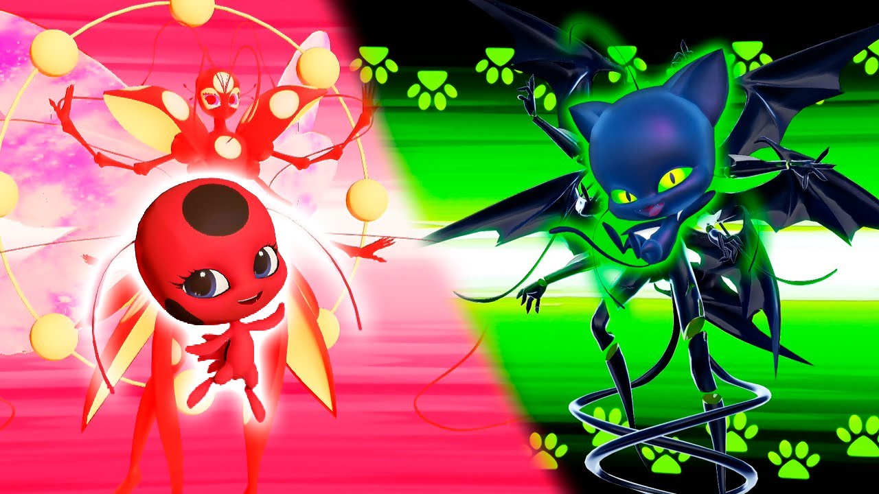 Miraculous Ladybug Plagg Tikki True Forms God Transformations