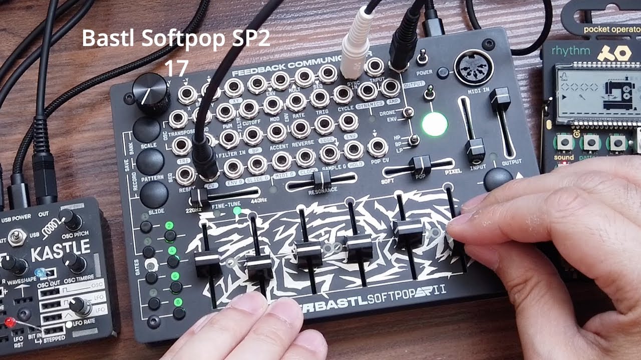 Bastl Softpop Sp2 Jam 17 With Kastle And Po 12 Rhythm Youtube