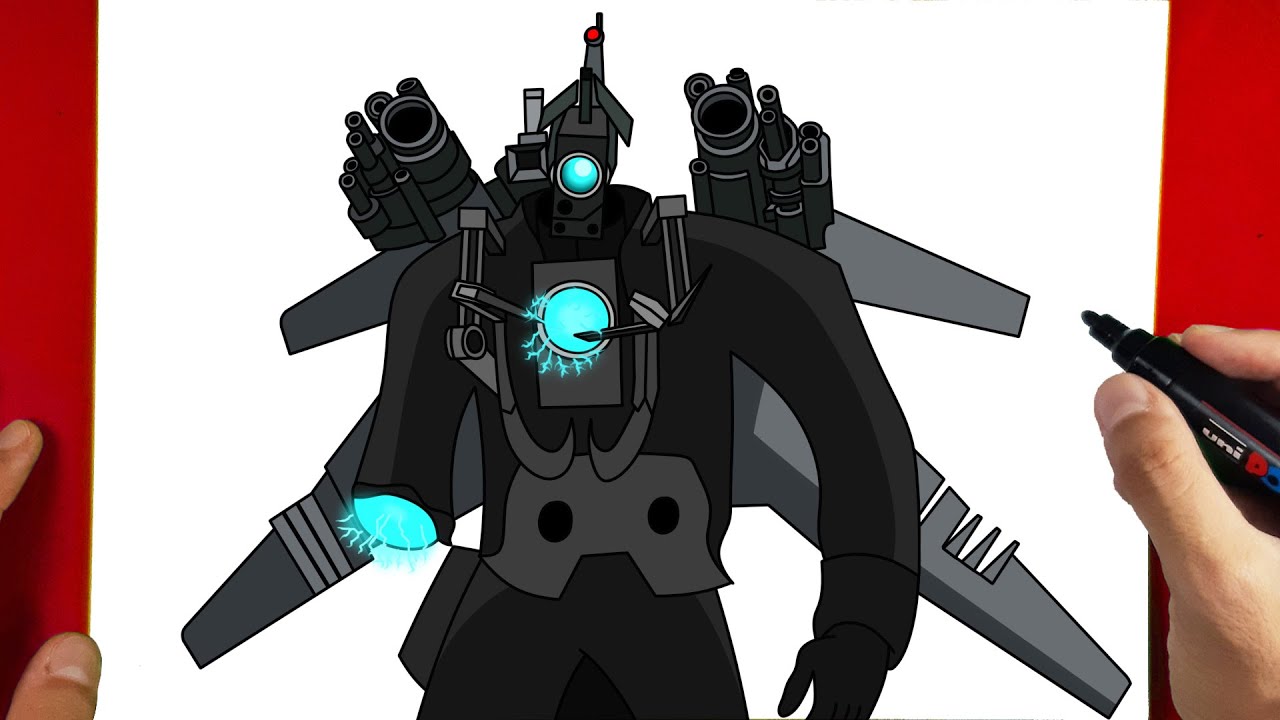 How To Draw New Upgraded Titan Cameraman Saw Hand Skibidi Toilet 69
