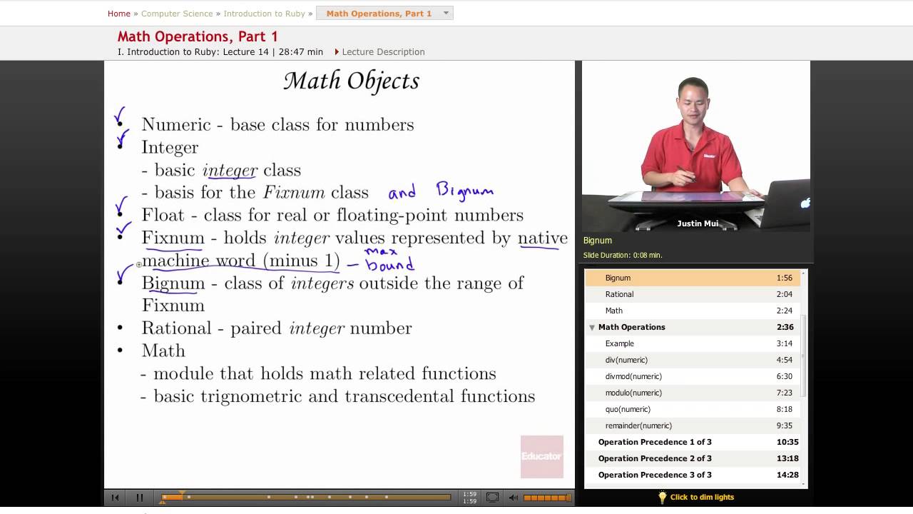 Ruby Math Operations Youtube