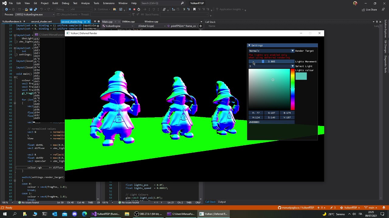 Deferred Rendering With Vulkan Real Time Graphics Programming Course