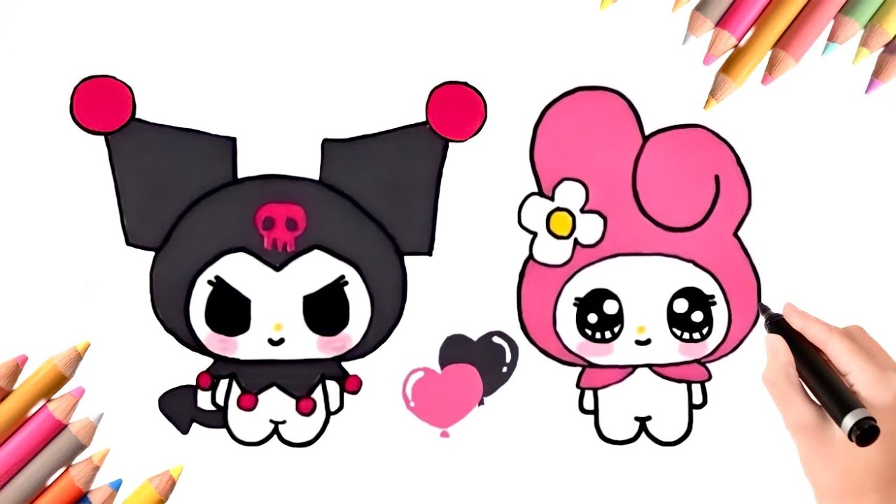 Cara Menggambar My Melody Crafts Tutorialmenggambar 40 Off