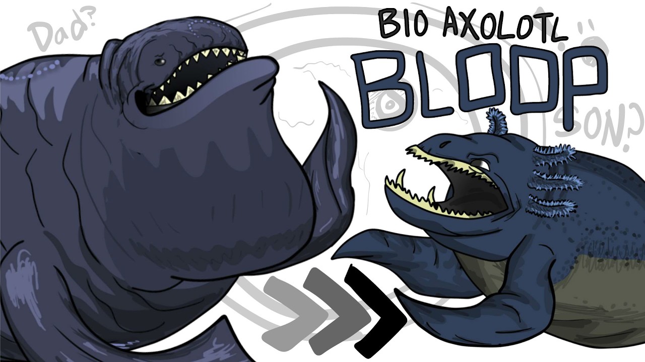 Bloop Meets Bio Accurate Bloop And His Axolotl Mom Youtube