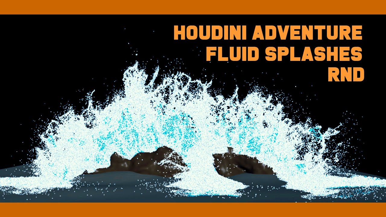 Fluid Splash Fluid Splashes Using Flip Rock Splash Effect