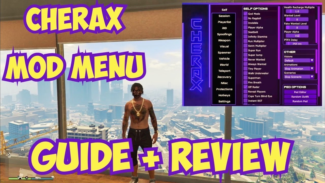 How To Use Cherax Mod Menu Full Guide And Review Gta Online Youtube