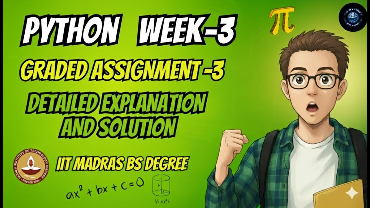 Python Week 3 Graded Assignment Iit Madras Bs Degree Full Solution