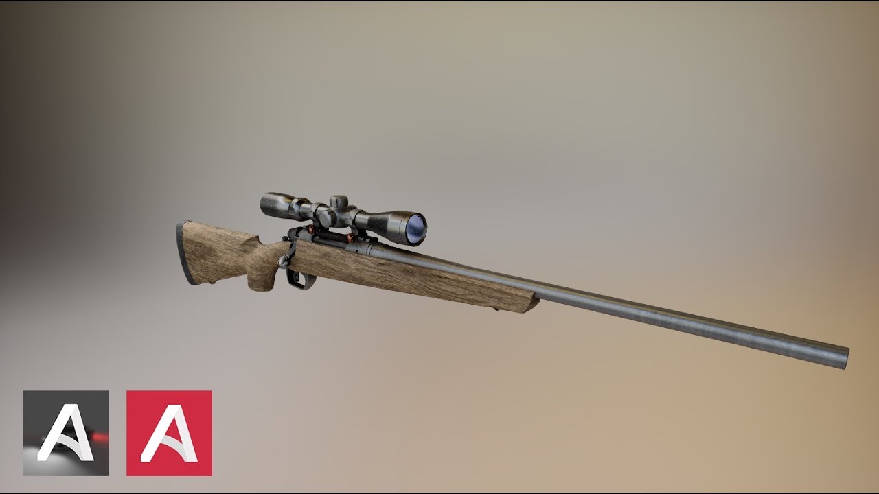 Armorpaint Rifle Timelapse Youtube