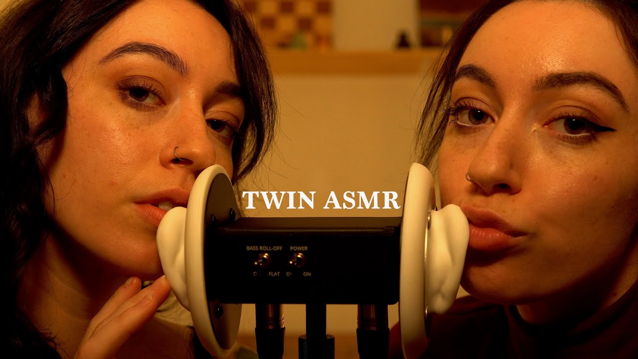Asmr Twins Inaudibly Whispering In Your Ears Youtube