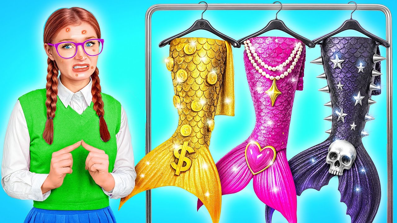 Rumah Satu Warna Tantangan Barbie Vs Bratz Putri Duyung Multi Do