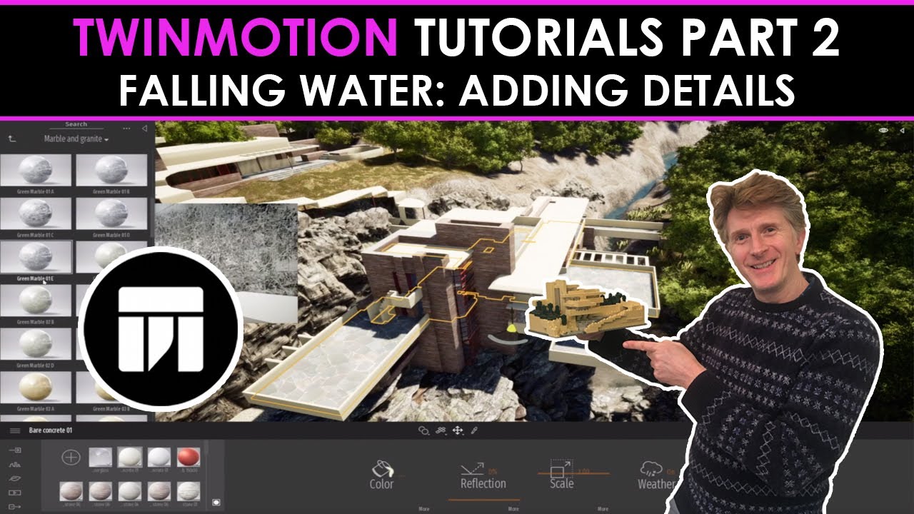 Twinmotion Tutorial Part 2 Adding Details Youtube