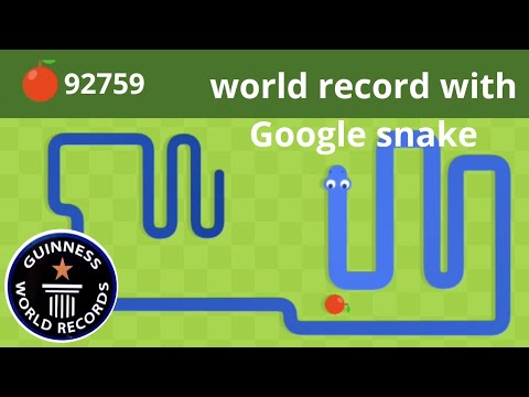 Google Snake World Record In Mobile Youtube
