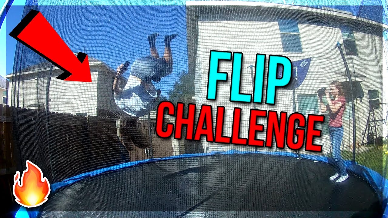 Trampoline Trick Challenge Youtube