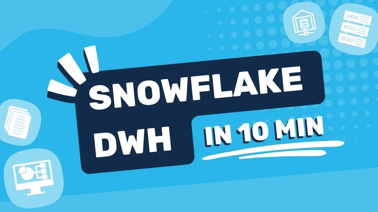 Build A Snowflake Data Warehouse In 10 Minutes Youtube