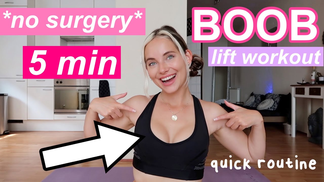 Lift And Firm Your Breasts In 2 Weeks 5 Min Chest Lift Workout Quick