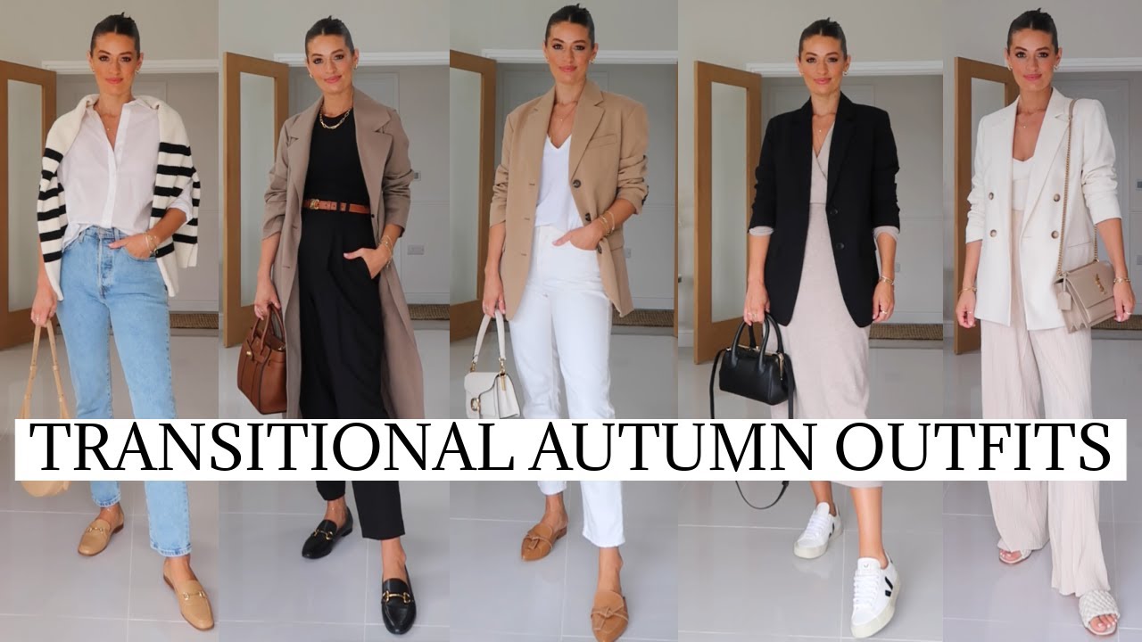 Simple Chic Transitional Outfits For Autumn Fall Youtube