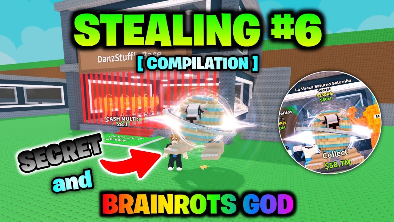 Roblox Steal A Brainrot Stealing Brainrots Compilation Part 6 Secret