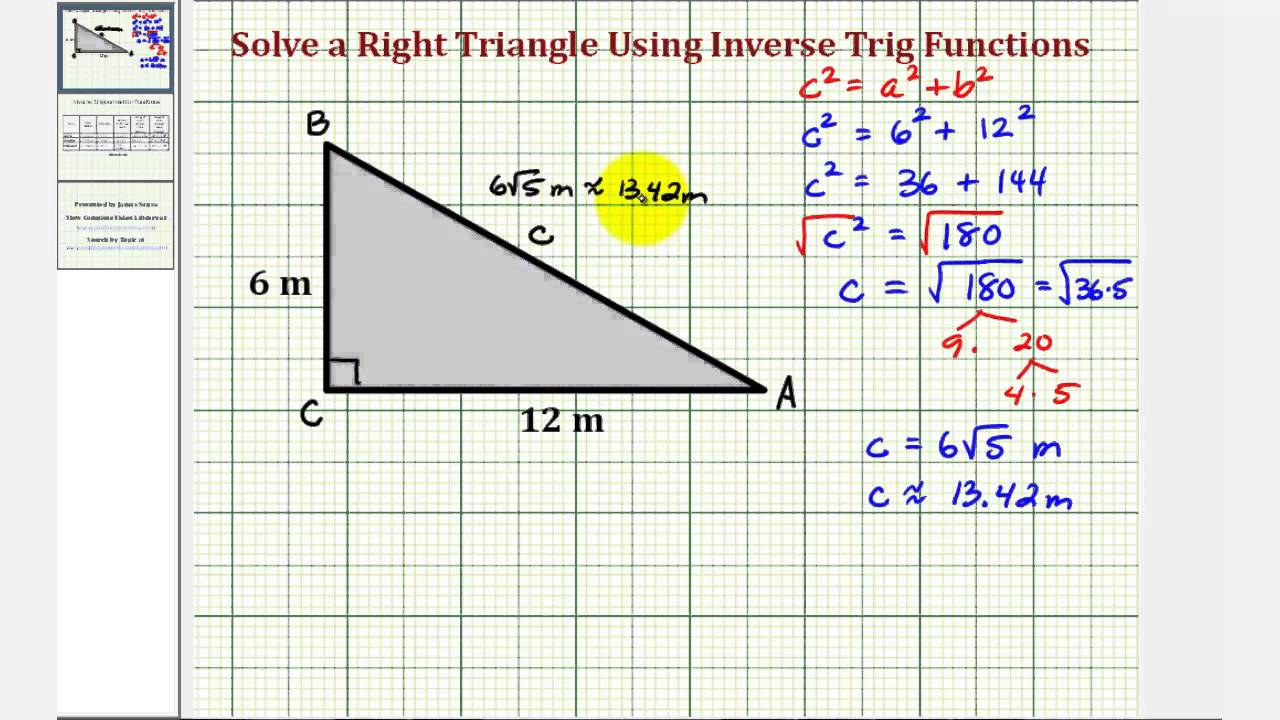 Solving Inverse Trigonometric Functions