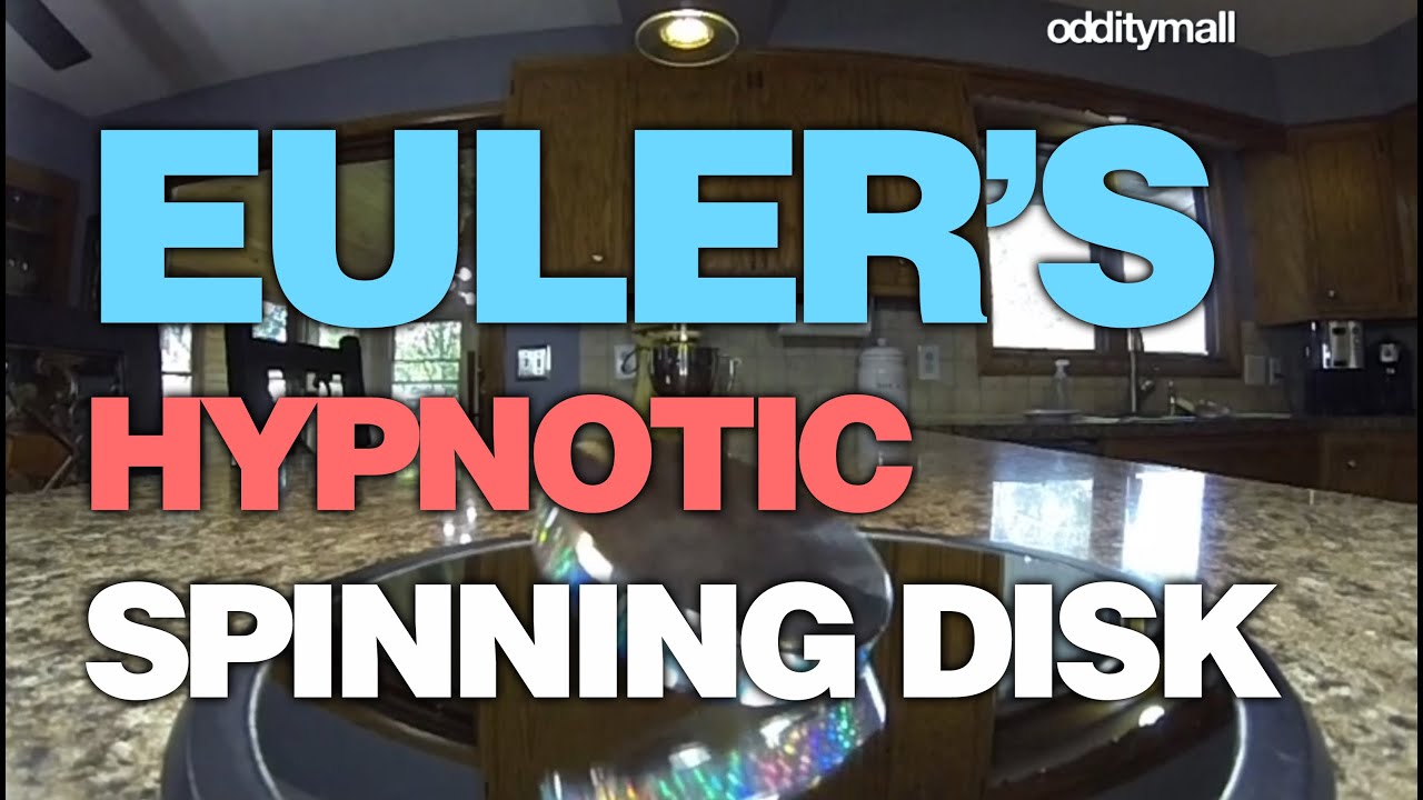 Euler S Spinning Disk Hypnotic Infinite Spinning Disk Science Toy