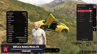 Free V2 Fivem Admin Menu Script Esx Qbcore Qbx Compatible Ft Scripts By