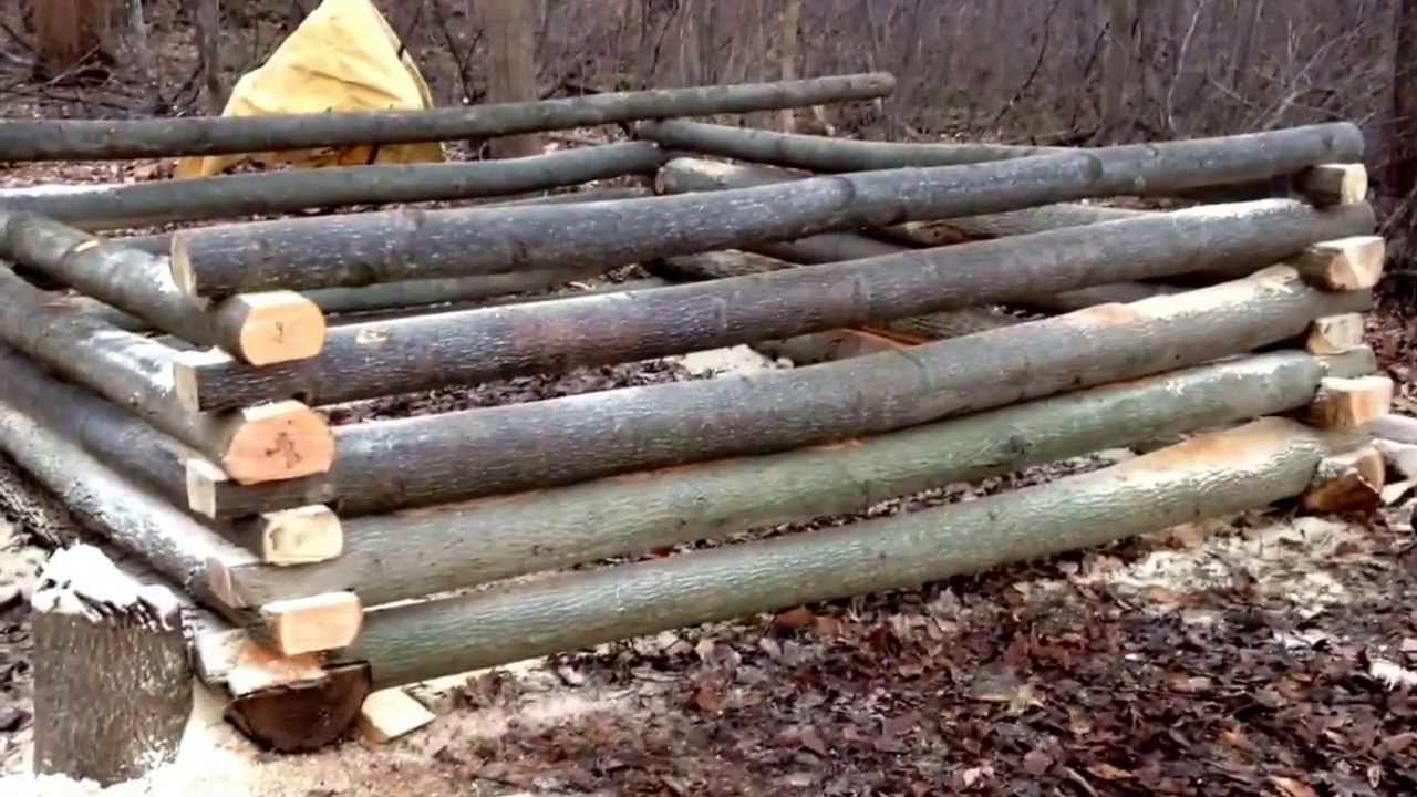 Part 2 Building A Log Cabin Youtube