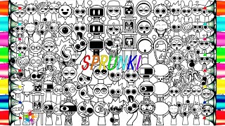 Incredibox Sprunki Coloring Pages Coloring All Sprunki Phase 1 Vs Phase