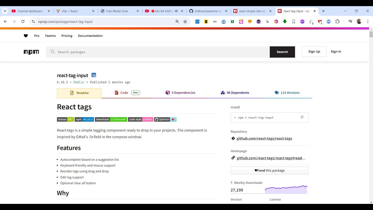 Build A React Js Drag And Drop Tag Input Component With Autocomplete In