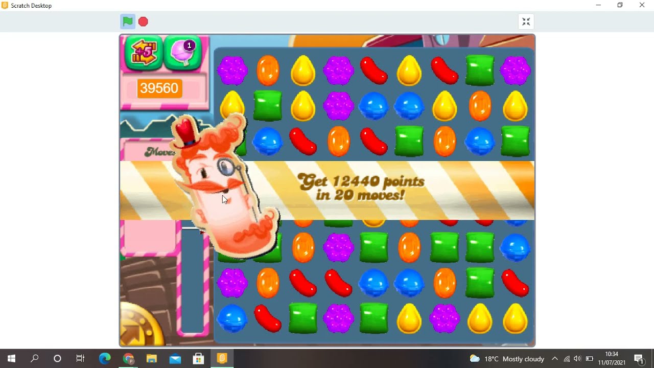 How Candy Crush Works On Scratch Youtube