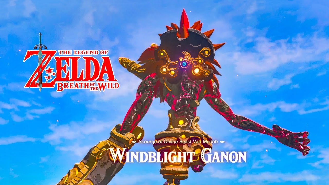 How To Defeat Windblight Ganon Boss Divine Beast Vah Medoh Zelda