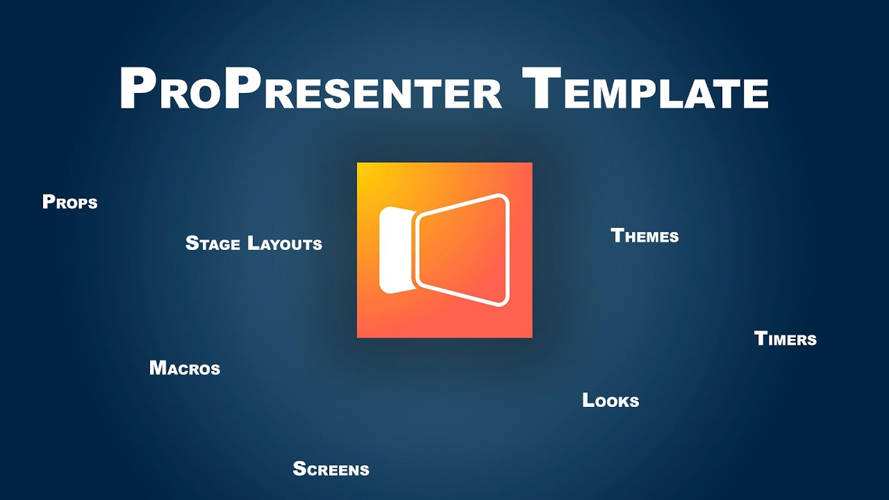 Introducing The Propresenter Quick Start Template By Crazy Amazing