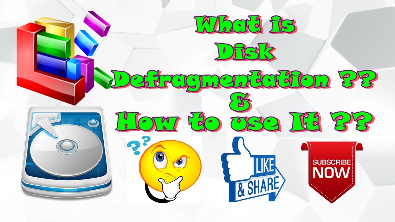 What Is Disk Defragmentation Why To Use How To Use Tech