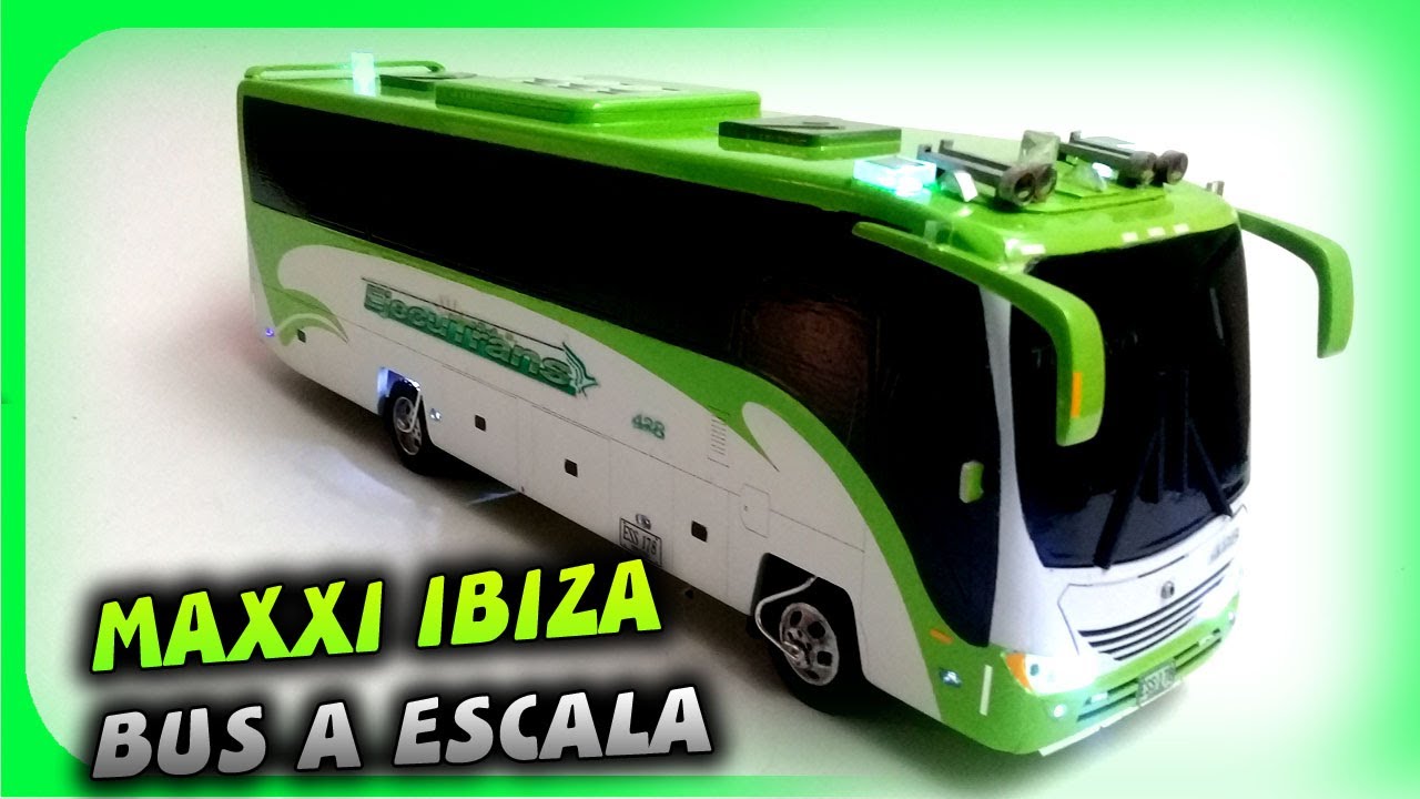 Bus A Escala Maxxi Ibiza Repli Cart Youtube