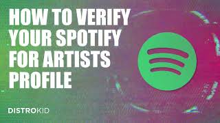 How To Get Verified On Spotify Using Distrokid Claim Your Artist