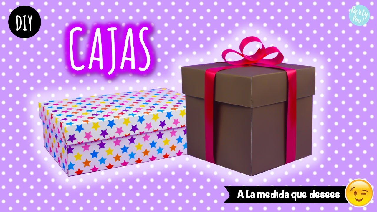 Cómo Hacer Cajas De Cartón Para Regalo Maripo