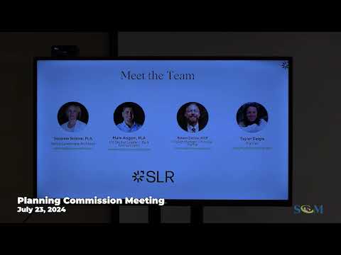 Planning Commission Meeting July 23 2024 Youtube