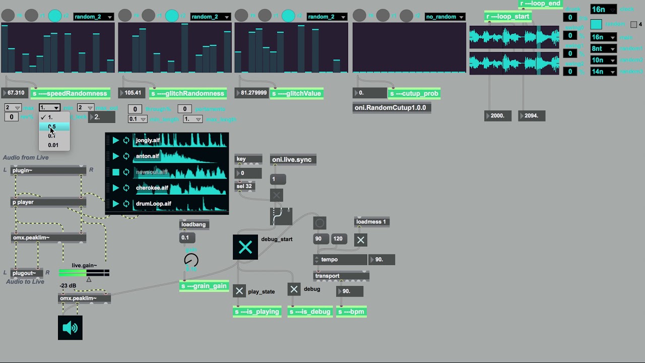 Max Msp Sampling And Glitching With Gen 1 Youtube