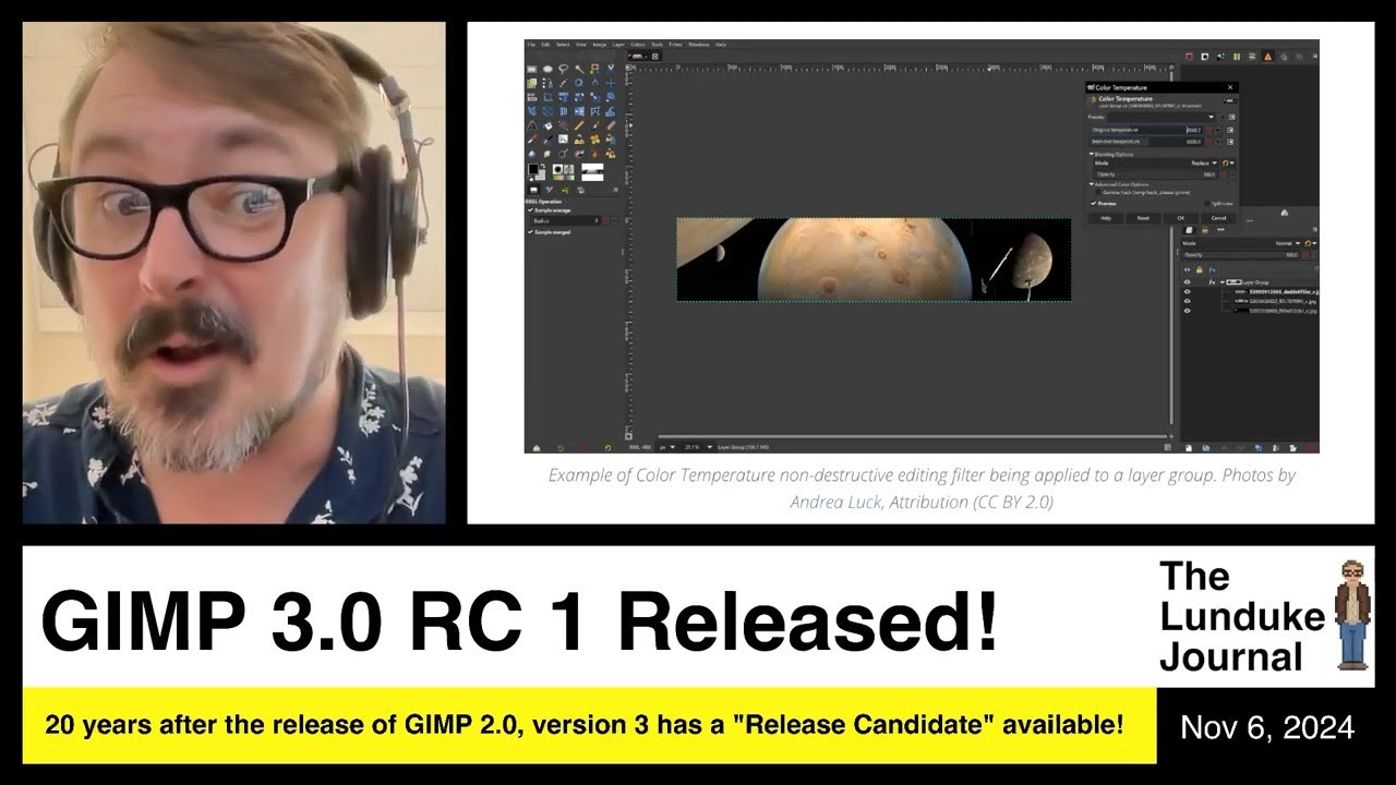 Gimp 3 0 Rc Released Youtube