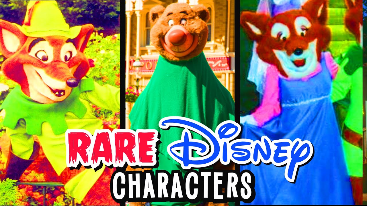 Top Rare Disney Characters Youtube