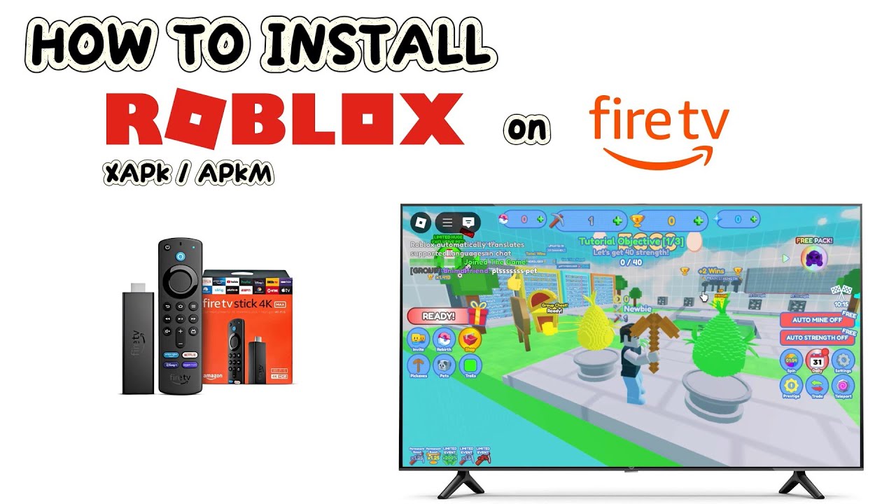 How To Install And Play Roblox Apk On Fire Tv Google Tv Android Tv