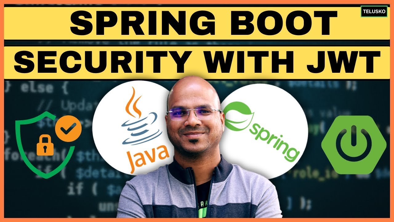 Spring Boot And Spring Security With Jwt Youtube