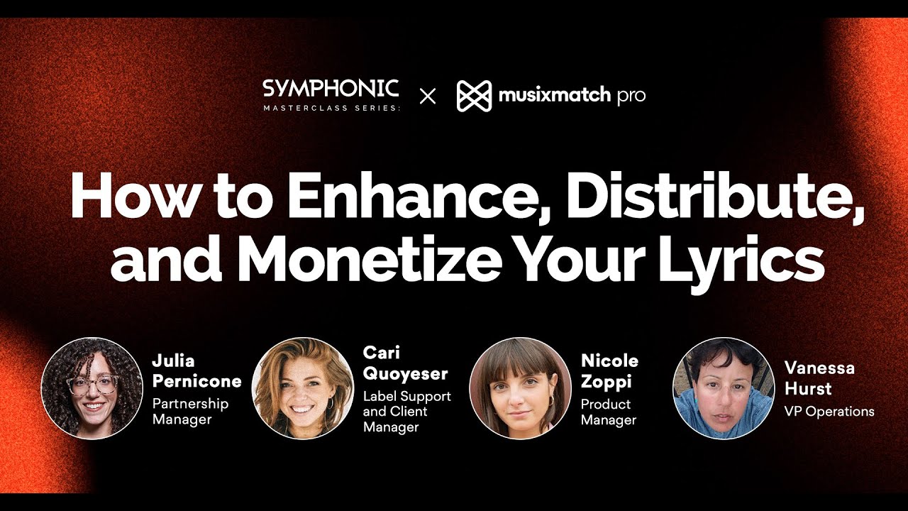 How To Enhance Distribute And Monetize Your Lyrics With Musixmatch