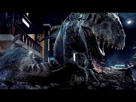 T Rex Vs Indominus Rex Final Battle Scene Indominus Rex Death Scene
