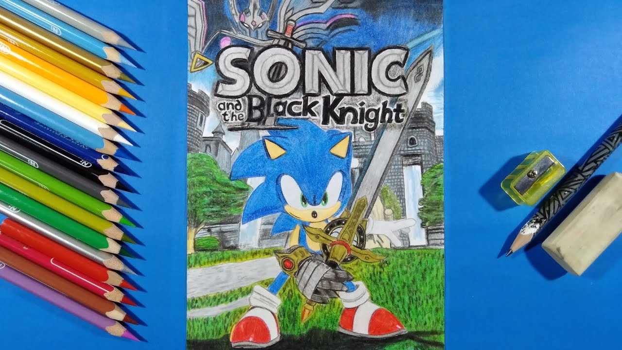How To Draw Sonic And The Black Knight Step By Step