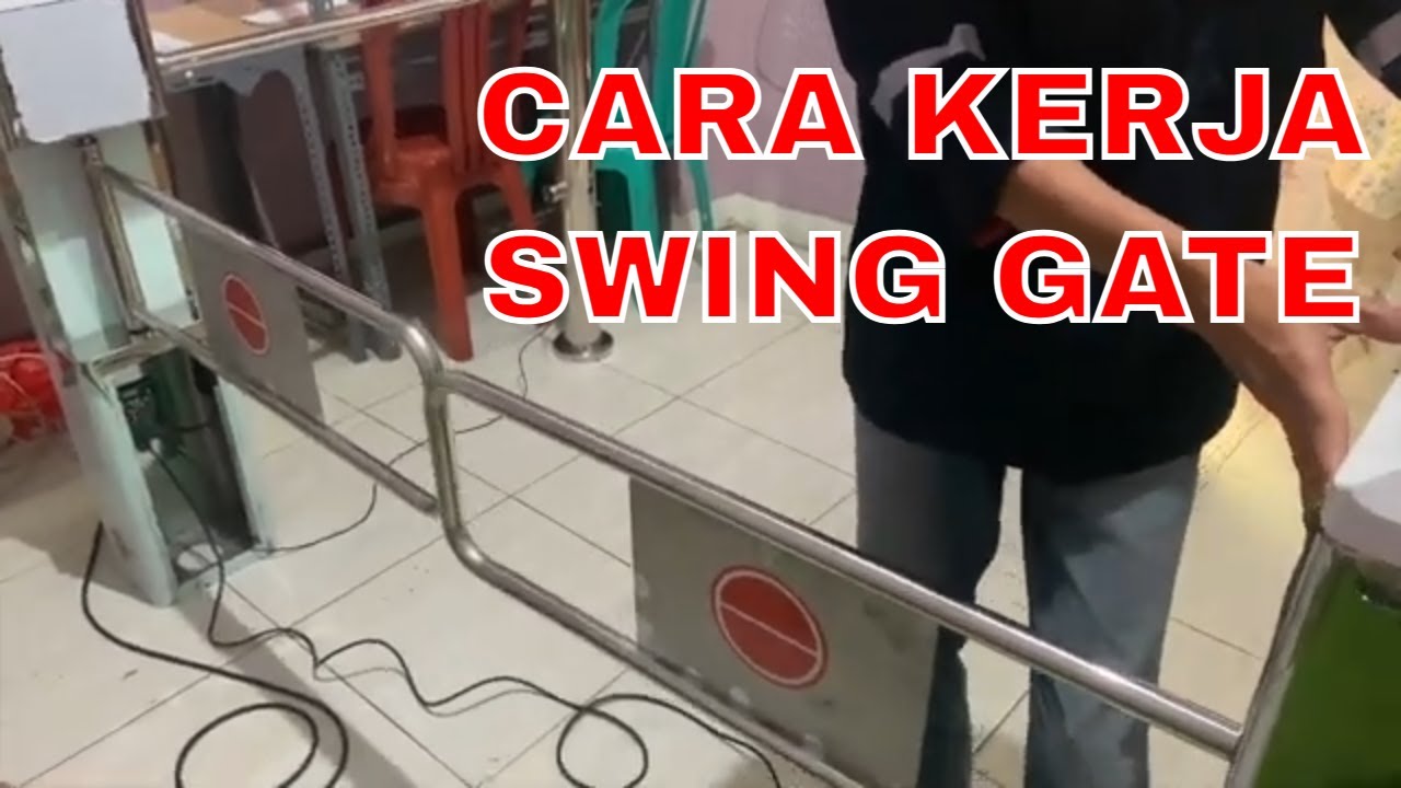 Cara Kerja Swing Barrier Gate Youtube