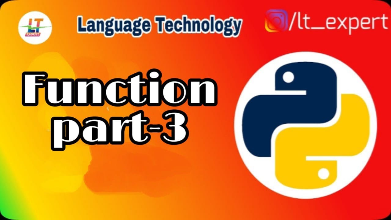 Function With Return Type In Python Functions Part 3 Youtube