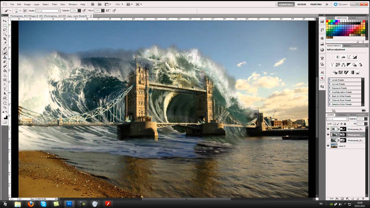 Tsunami Speedart Ps Cs5 Voodoo Desc Youtube