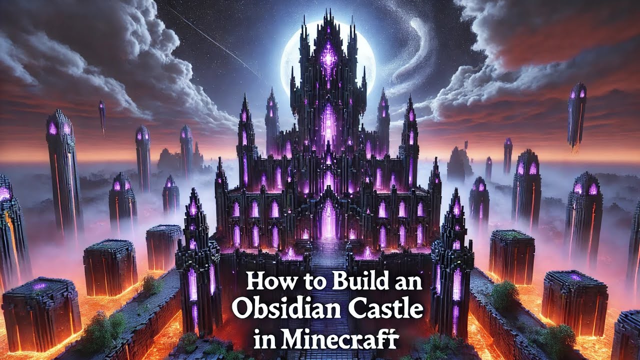How To Build The Best Obsidian Castle In Minecraft Obsidian