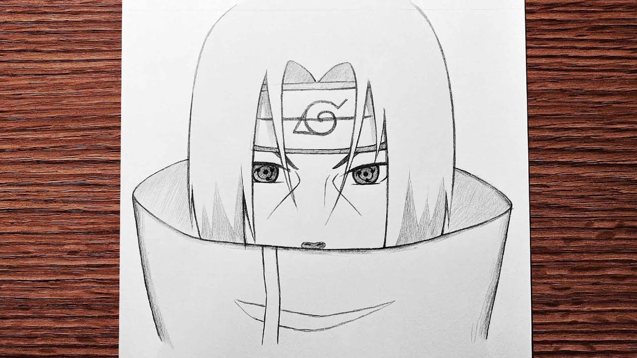 How To Draw Itachi From Naruto