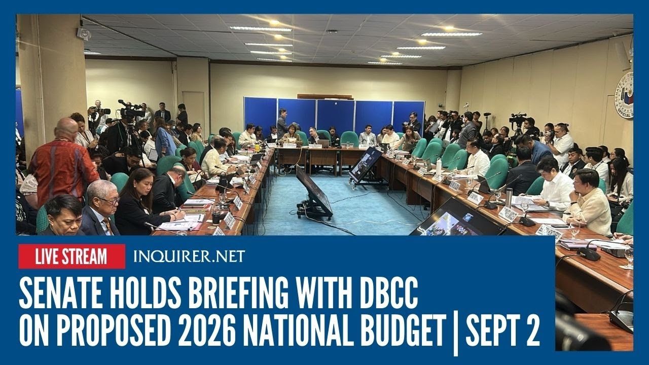 Live Senate Holds Briefing With Dbcc On Proposed 2026 National Budget