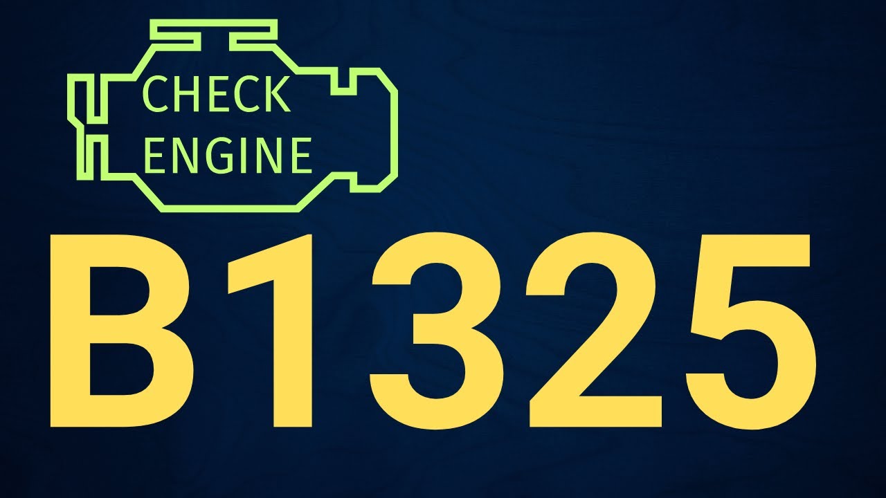 B1325 Code System Voltage Out Of Range Causes Symptoms Fix Youtube